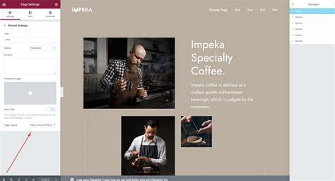 Setup The Skin On Scroll Effect In Elementor Impeka Tutorial