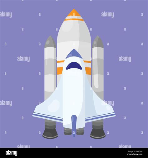 Spaceship Shuttle Vector Icon Spaceship Icon Space Rocket Shuttle Icon Stock Vector Image