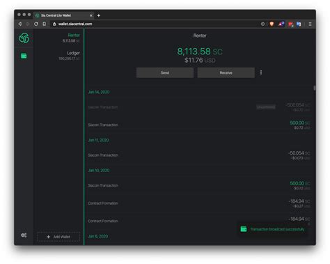 introducing sia central lite wallet by nate sia central blog medium