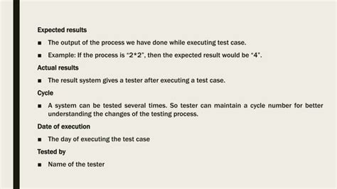 Test Case Writing Ppt