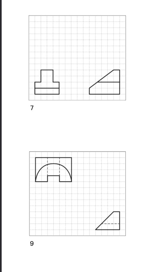 Solved Auxiliary View Sketching Problems Sketch The