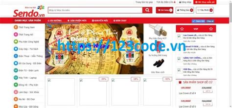 Tải source code miễn phí website bán hàng php thuần giống sendo