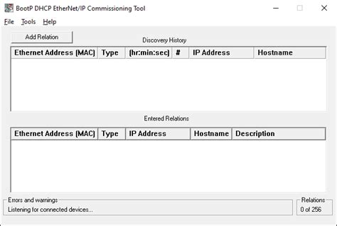 rotary dial vs bootp dhcp utility method of setting ip address for