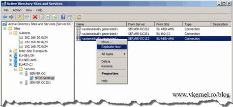 Configuring Active Directory Sites And Services Adrian Costea S Blog