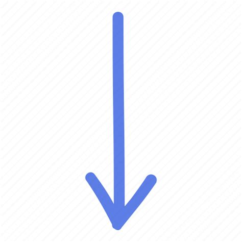 Arrow Circle Delete Down Line Marker Smudge Icon Download On Iconfinder