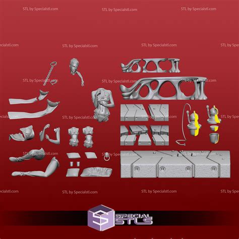 Slave Princess Leia V3 3d Printing Model Starwars Stl Files Specialstl