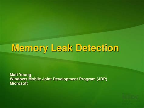 Ppt Memory Leak Detection With Lmemdebug Powerpoint Presentation Free Download Id1204644