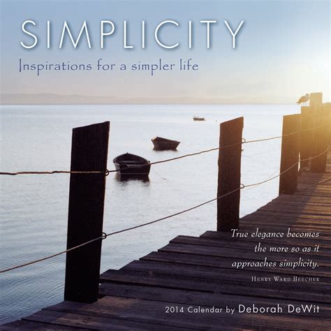 Simplicity 2014 Mini Calendar Deborah Dewit 9781416294115 Books
