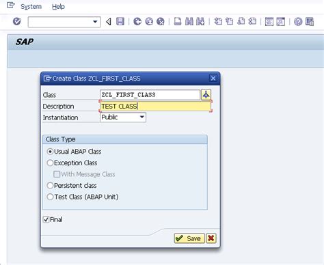 SAP TECH Global Class Creation And Visibility Of The Class Component Attributes