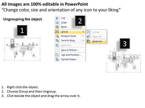 Business Diagram Active Geo Replication One To Many Geographically Distributed Ppt Slide