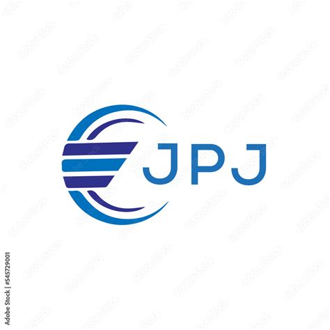 Jpj Letter Logo Jpj Blue Image On White Background Jpj Vector Logo