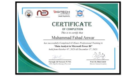 Fahad Anwar On Linkedin Dataanalytics Powerbi Certificationcomplete 11 Comments