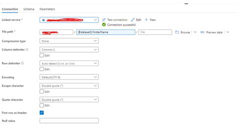 Azure Data Factory Create A Adf Dataset To Load Multiple Csv Files Same Format From The Blob