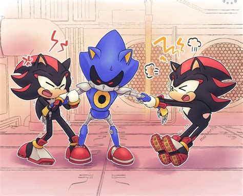 Android Shadows And Metal Sonic Sonic Sonic And Shadow Shadow