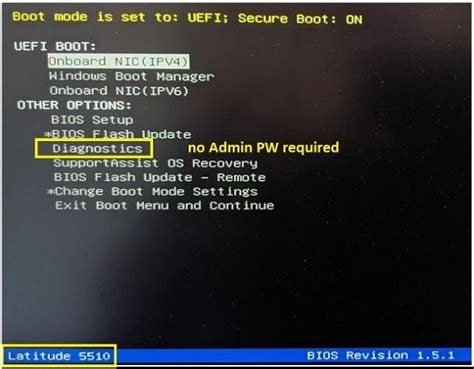 Bios Password Required To Run Epsa From F12 Boot Once Menu On Latitude Xx20 Laptops Dell Us