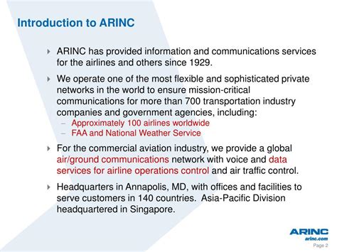 PPT ARINCs Role In AMDAR Meteorological Data Collection And Reporting System MDCRS