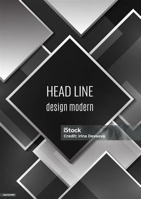 얇은 선과 겹치는 기하학적 사각형 비즈니스 디자인을 위한 템플릿입니다 벡터 3차원 형태에 대한 스톡 벡터 아트 및 기타 이미지 3차원 형태 가리기 개념 Istock