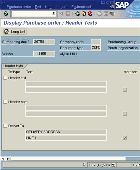 Sap Standard Text Object Id And Text Id Sapscript