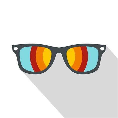 Premium Vector Sunglasses Icon Flat Illustration Of Sunglasses Vector