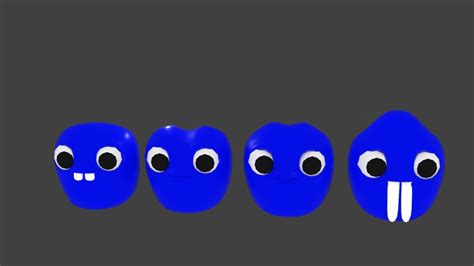 Blob Face 3d Model Turbosquid 1288455