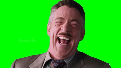 Meme Template J Jonah Jameson Laughing Green Screen You Serious