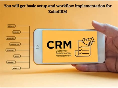 Basic Setup And Workflow Implementation For Zoho CRM Upwork
