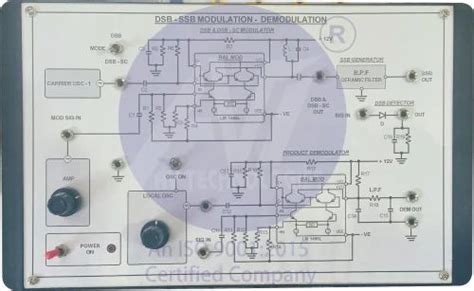 Analog Dsb Ssb Modulation And Demodulation Trainer For Laboratory Model Name Number Av 671a At