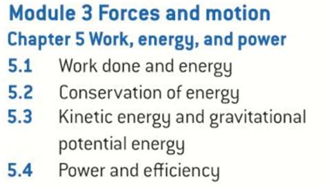 Ocr As Level Physics Work Energy And Power Teaching Resources