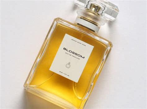 Perfume Bottle Label Template Custom Perfume Labels Fragrance Labels