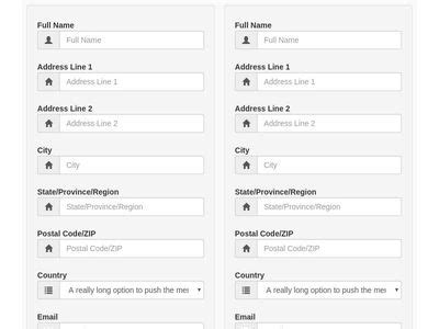 Bootstrap Forms Examples