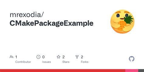 Github Mrexodiacmakepackageexample