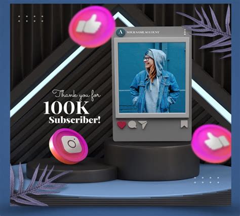 دانلود قالب پست اینستاگرام لایه باز با نمایش پروفایل