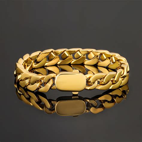10mm Stainless Steel Miami Cuban Link Bracelet Helloice Jewelry