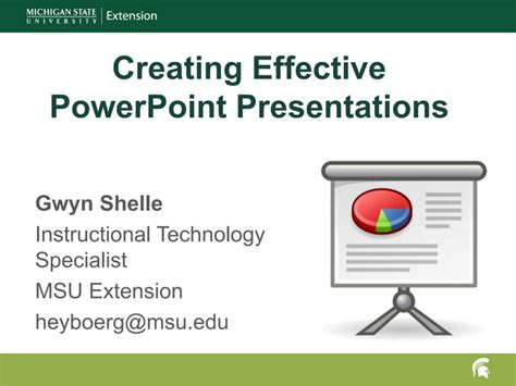 Creating Effective PowerPoint Presentations PPT