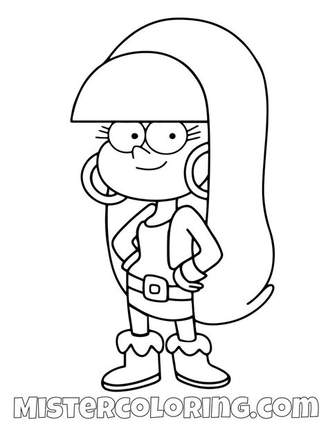Gravity Falls Character Template Educational Printable Activities
