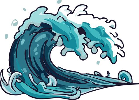 Tsunami Png Graphic Clipart Design 24295560 Png