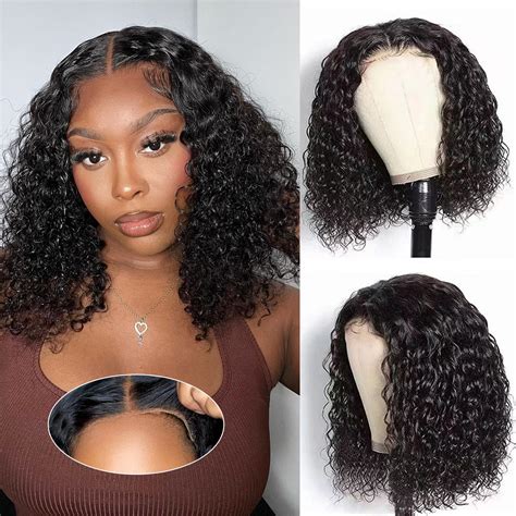Magichouse Wear And Go Glueless Wigs Human Hair Pre Plucked Pre Cut Deep Wave Lace