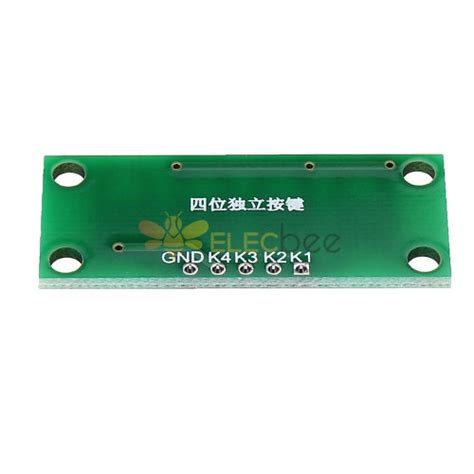 1x4 4 Keys Button 5 Pin Keypad Keyboard Module Mcu Board