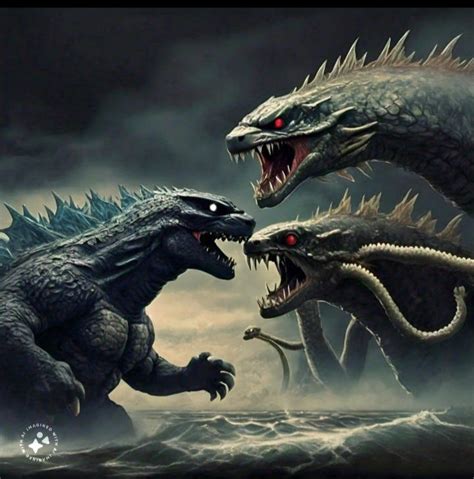 Godzilla Vs Hydra By Drawerofthings23 On Deviantart