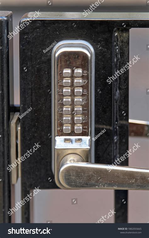 Electronic Lock Pin Code Gate Entrance Stock Photo 1882055665 Shutterstock