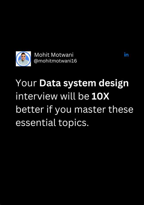 mohit motwani on linkedin dataengineering systemdesign sql pyspark linkedin learning 30
