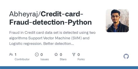 Github Abheyrajcredit Card Fraud Detection Python Fraud In Credit