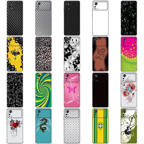 Capa Adesivo Skin349 A 368 Verso Para Xiaomi Poco X4 Pro 5g 2022