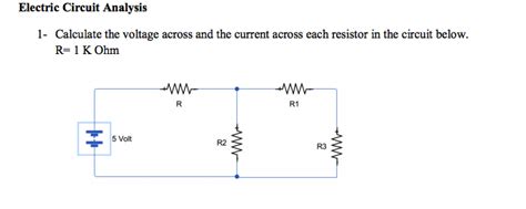 Solved Electric Circuit Analysis Calculate The Voltage Chegg Com