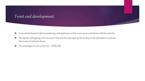 web development using html and css pptx web design and html internet