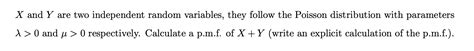 Solved X And Y Are Two Independent Random Variables They Chegg