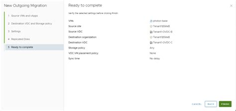 Migrate Or Failover The VApps Across OrgVDCs Along With IP Retention With VMware Cloud Director