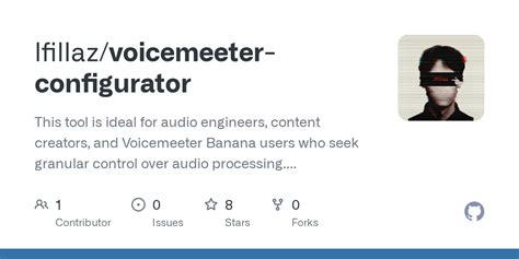 Github Lfillazvoicemeeter Configurator This Tool Is Ideal For Audio Engineers Content