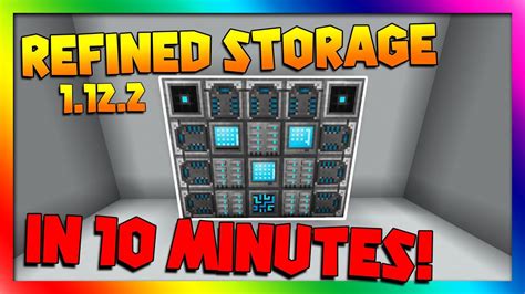 Refined Storage Autocrafting Tutorial In 10 Minutes Youtube