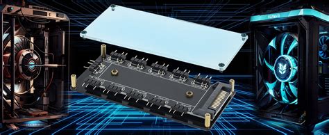 Amazon Com HATMINI 12V 4Pin RGB LED Hub11 Way 12V 4 Pin RGB Splitter Controller With Acrylic